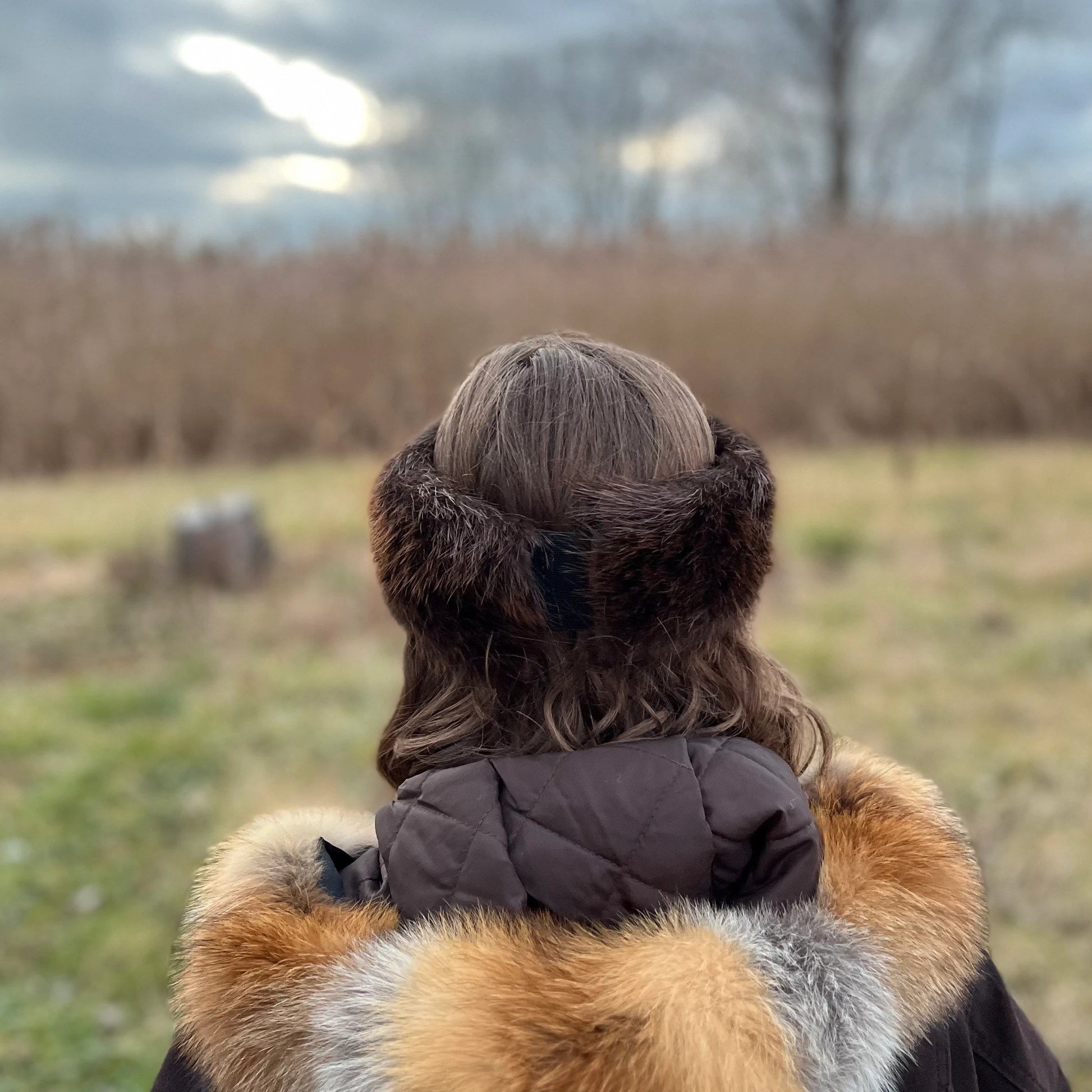 Beaver and Merino Wool Headband/Neck Warmer – Darling Leather And Fur LLC
